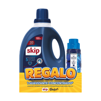 Pack Jabon Liquido Skip Concentrado 500 ml + Botella 3 lt | Compre ...